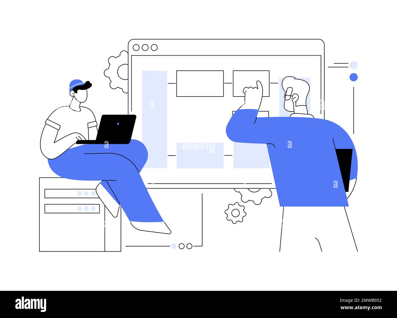 Big data architecture abstract concept vector illustration Stock Vector ...