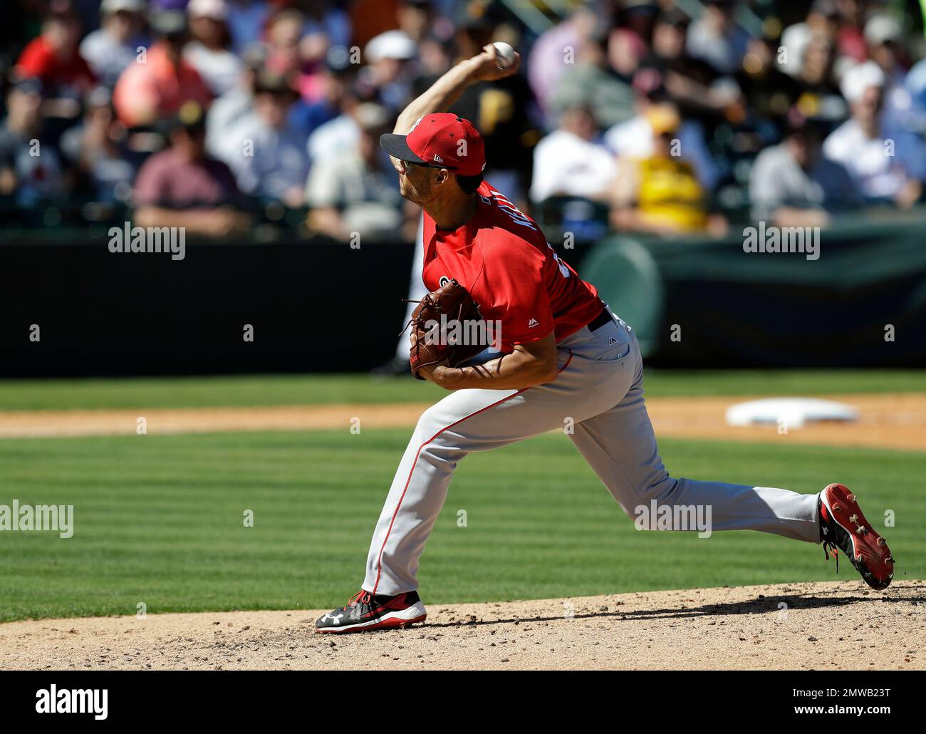 Boston Red Sox relief pitcher Joe Kelly during a spring training ...