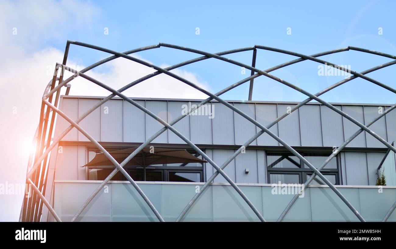 Modern and new apartment building. Multistoried modern, new and stylish ...