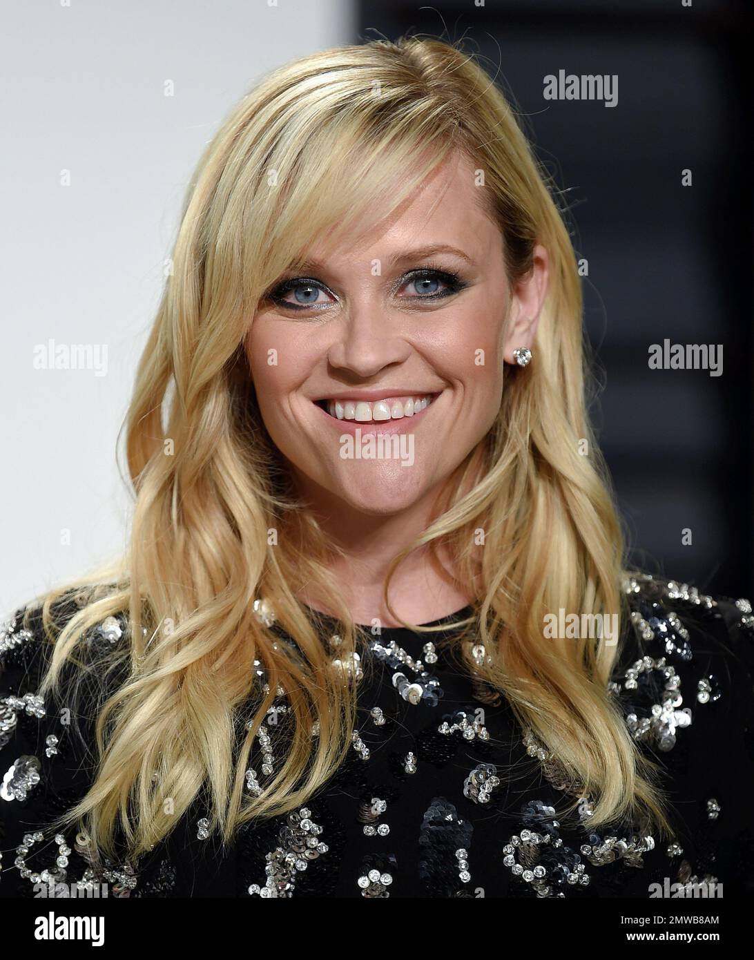 Reese Witherspoon arrives at the Vanity Fair Oscar Party on Monday, Feb ...