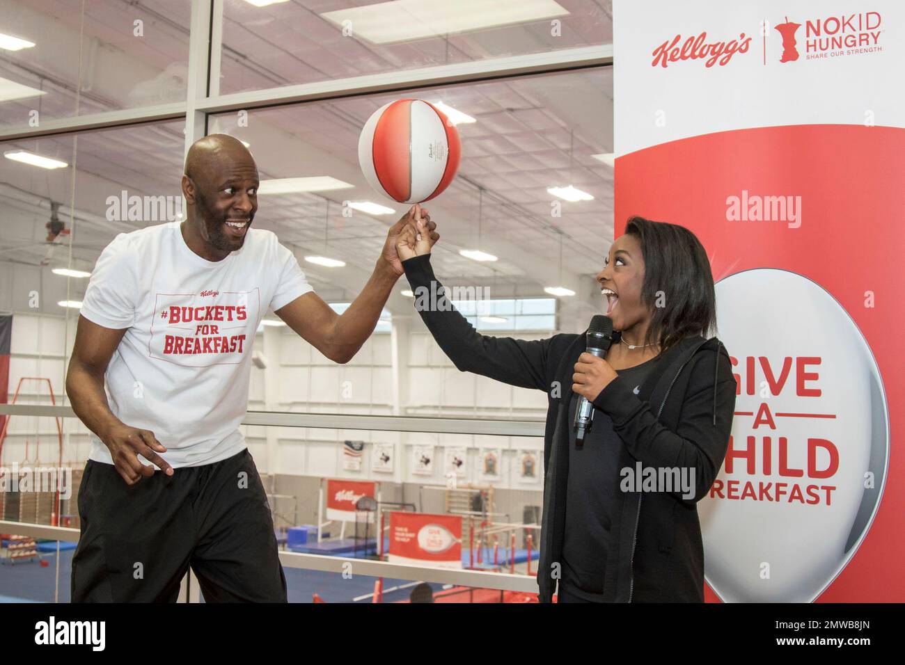 U.S. Olympic medalist Simone Biles raised awareness for child hunger ...