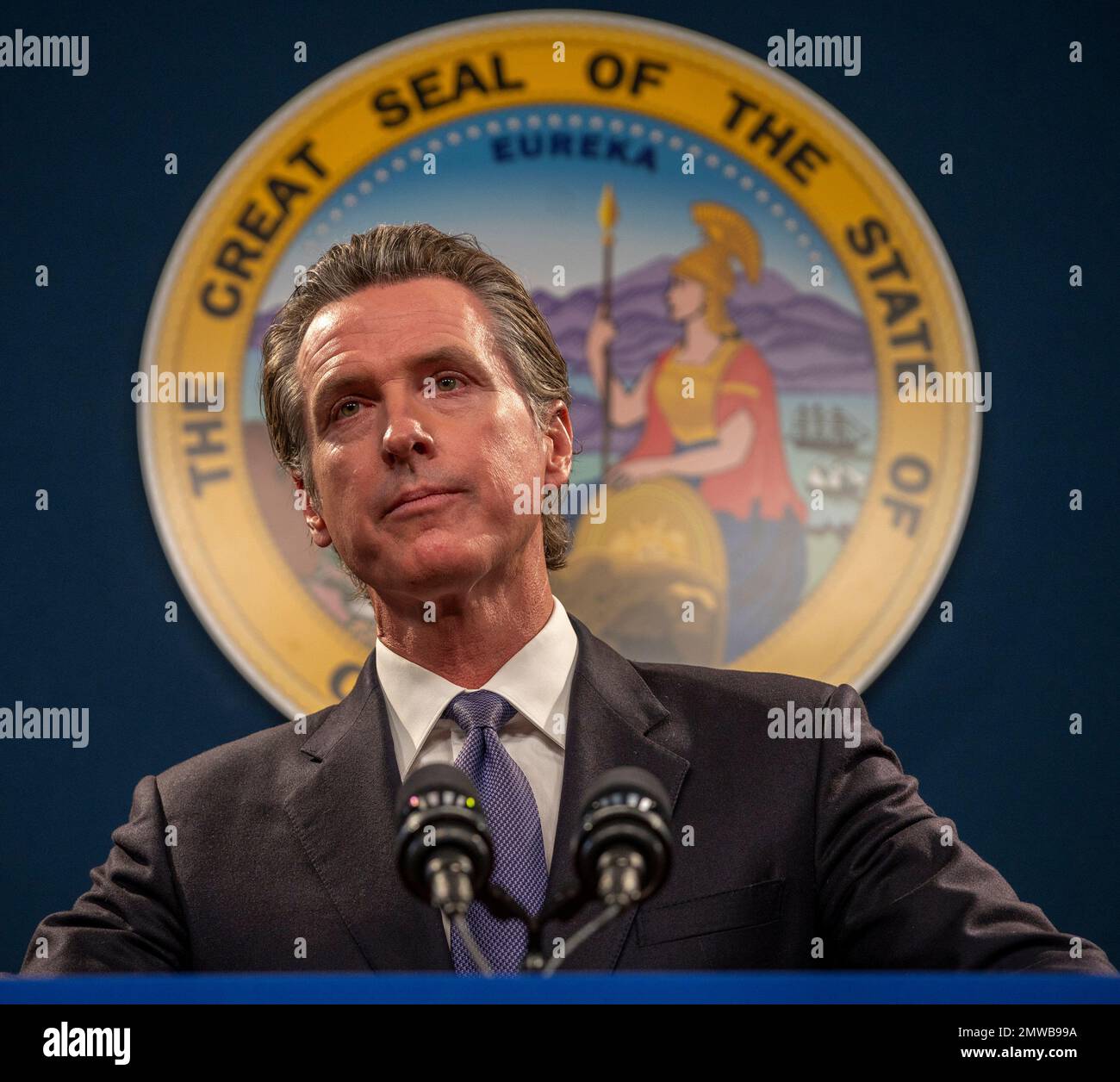 Sacramento, Calif, USA. 1st Feb, 2023. California State Governor Gavin ...