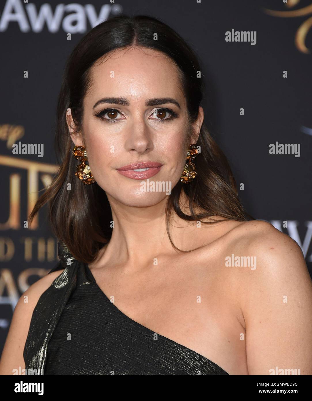 Louise Roe arrives at the world premiere of "Beauty and the Beast" at ...