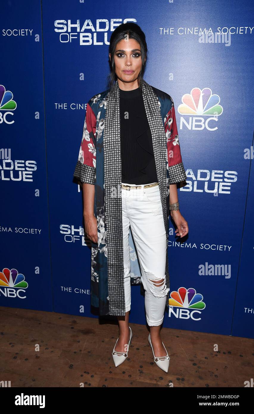 Designer Rachel Roy attends the "Shades of Blue" season two premiere ...