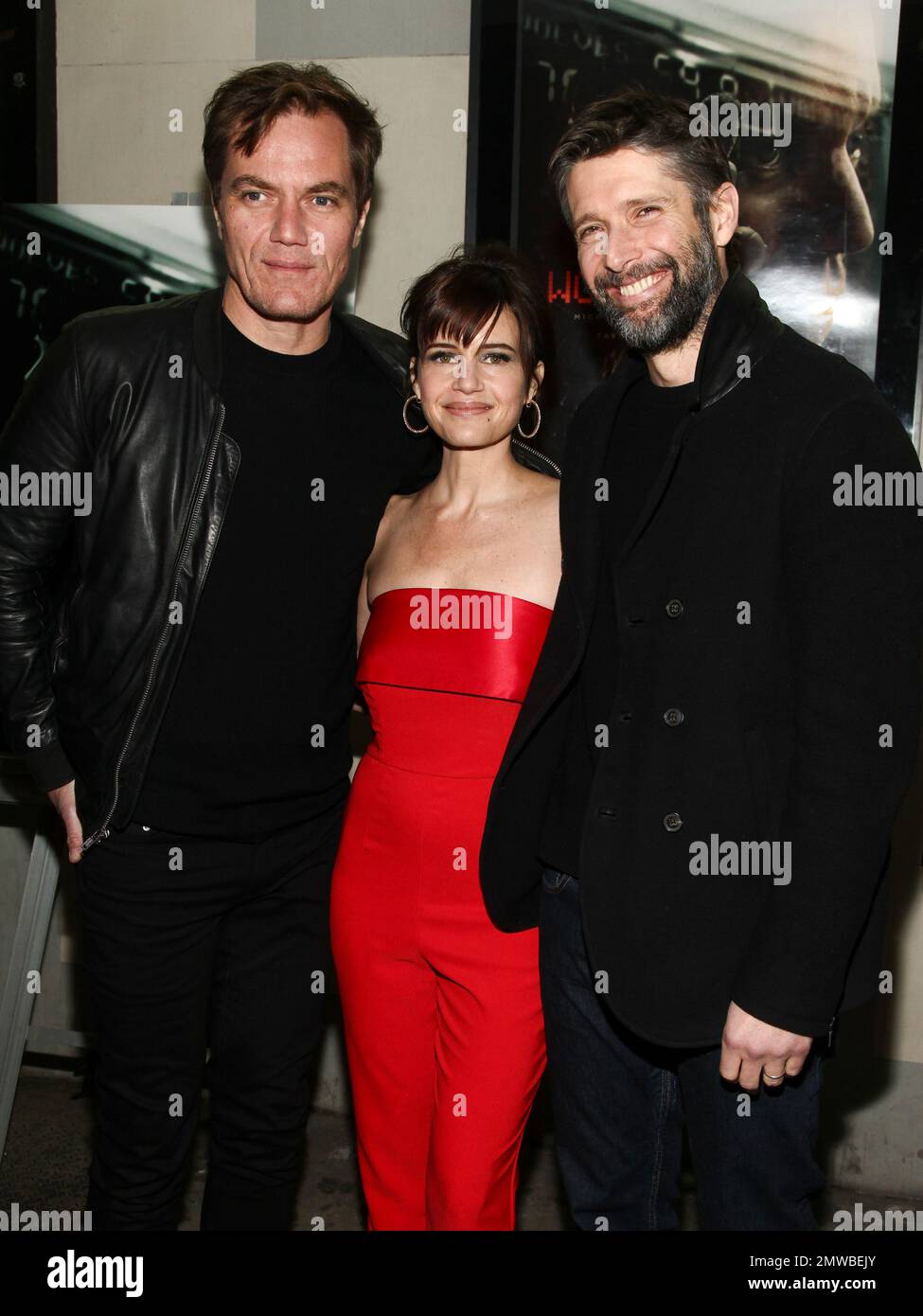 Michael Shannon, from left, Carla Gugino and Bart Freundlich attend a ...