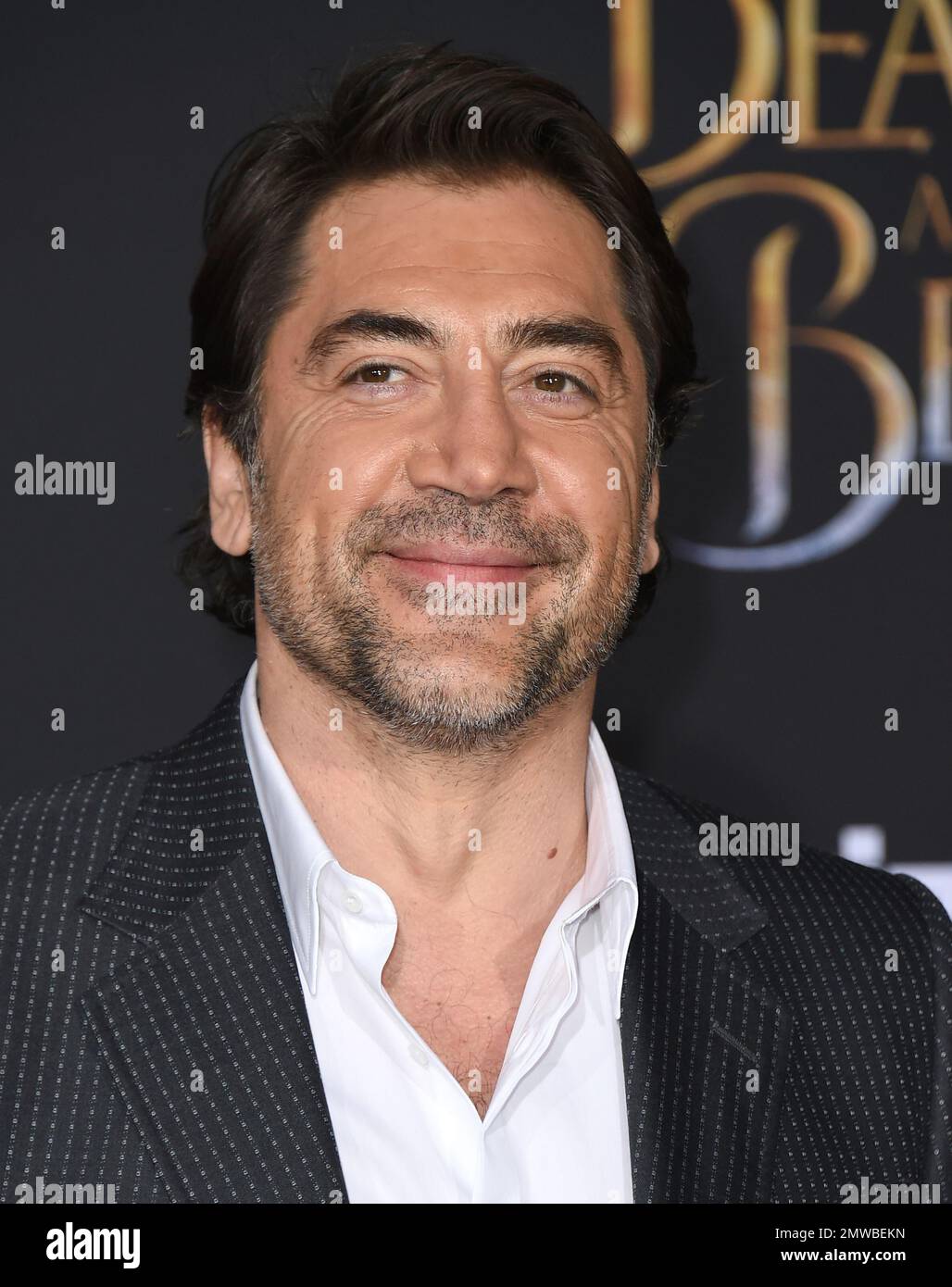 Javier Bardem arrives at the world premiere of "Beauty and the Beast ...
