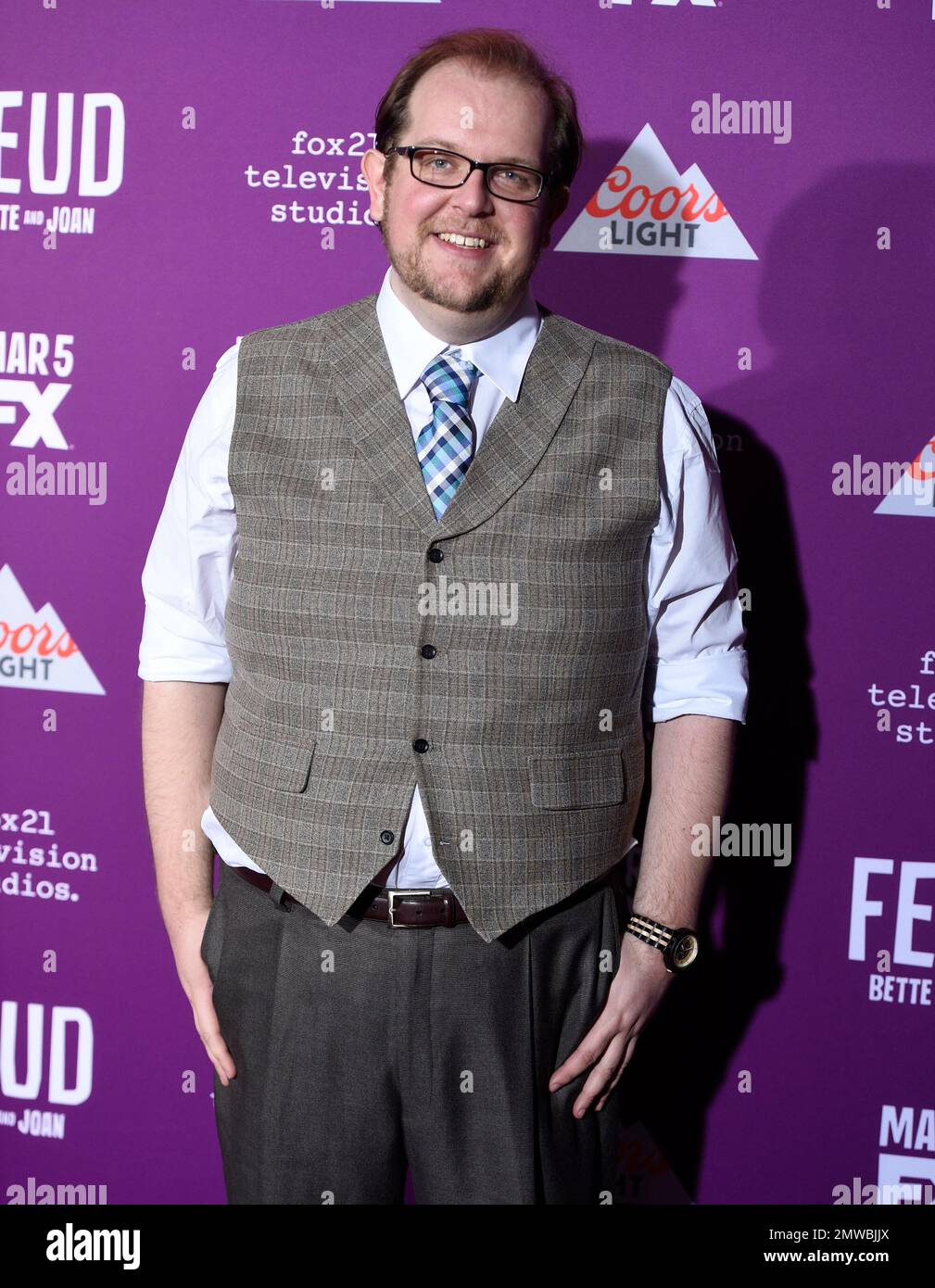 Dominic Burgess arrives at the Los Angeles Premiere of "Feud: Bette and ...