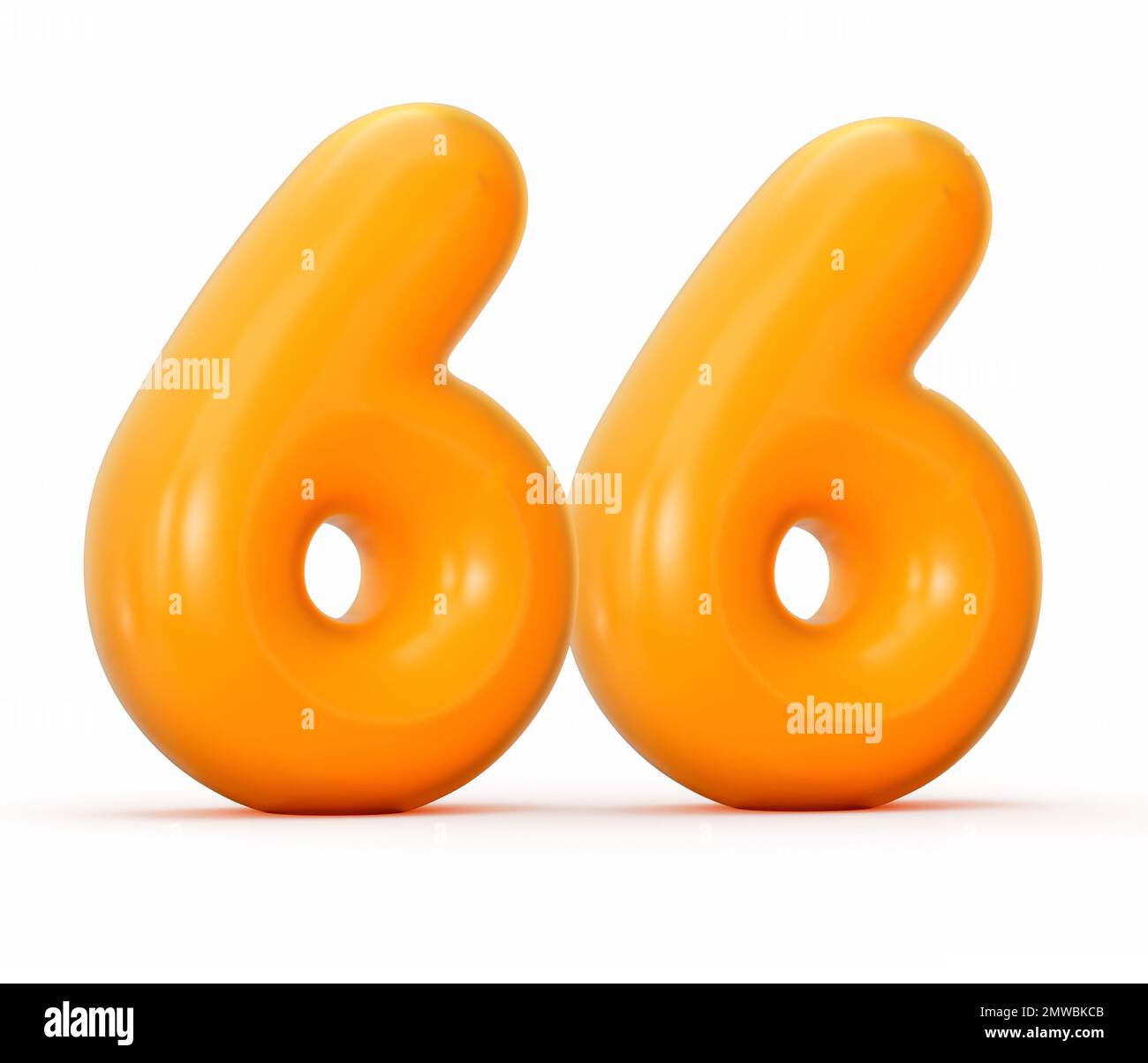 Number 66 Cut Out Stock Images & Pictures - Alamy