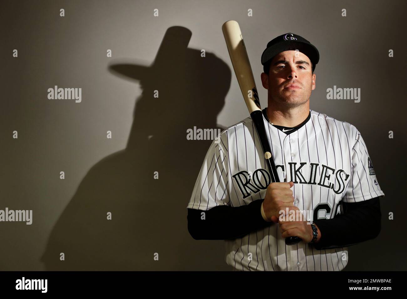 This is a 2017 photo of first baseman Stephen Cardullo of the Colorado ...
