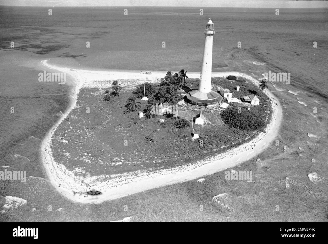 This is the Bahamian island of Cay Lobos, where a group of Haitians had ...