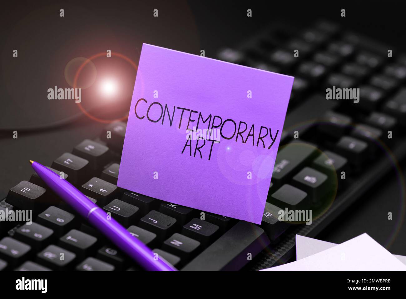 Writing displaying text Contemporary Art. Internet Concept made today ...