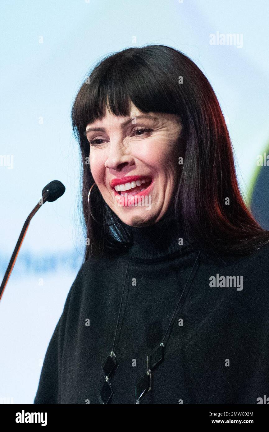 Luchon, France on February 01, 2023.Mathilda May attending a Photocall ...