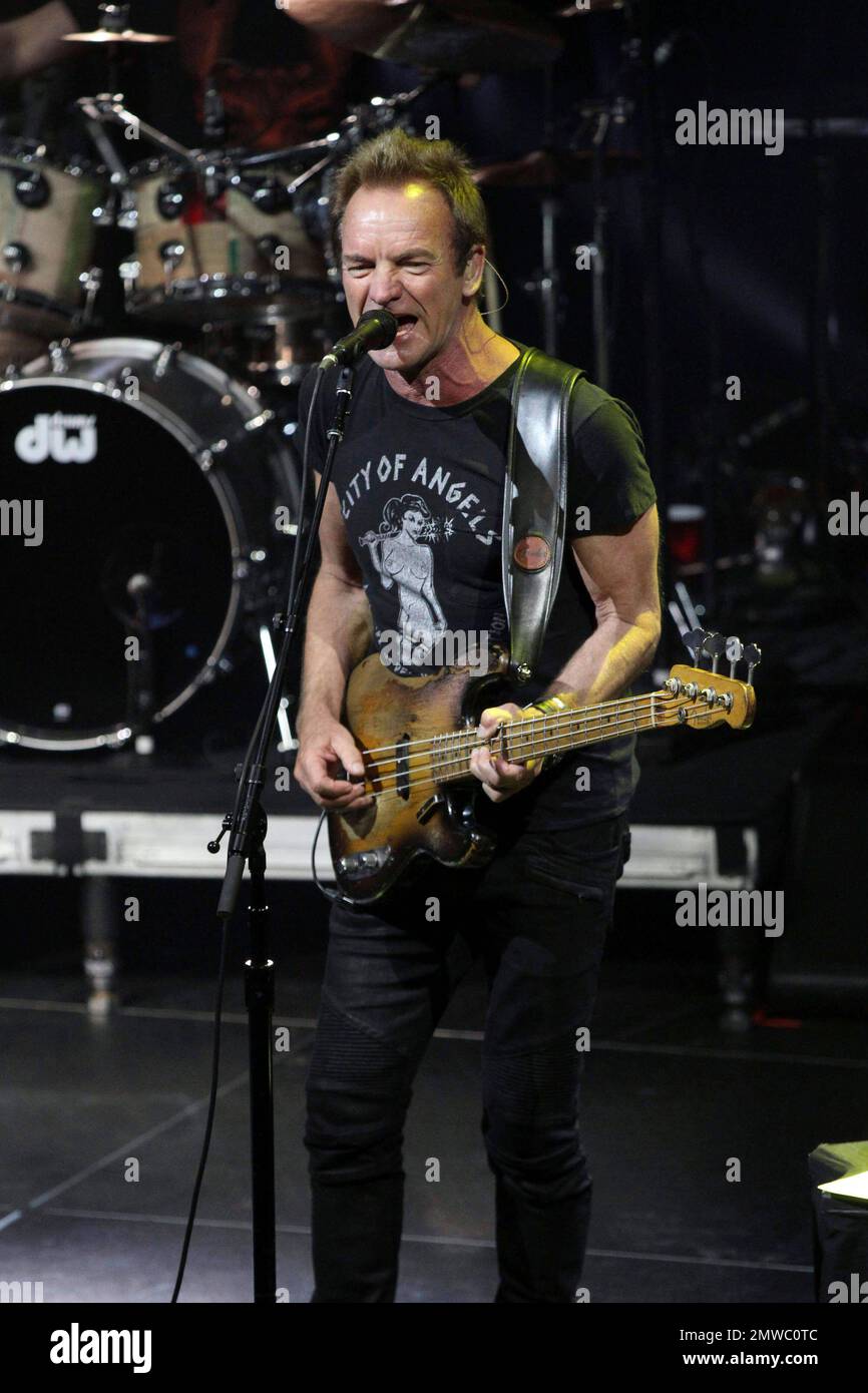 Sting performs during the Sting: 57th & 9th World Tour at the ...