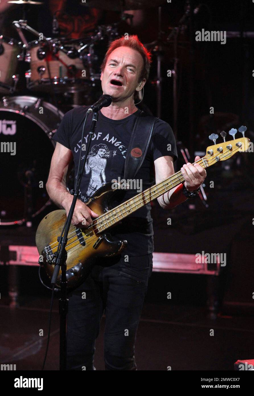 Sting performs during the Sting: 57th & 9th World Tour at the ...