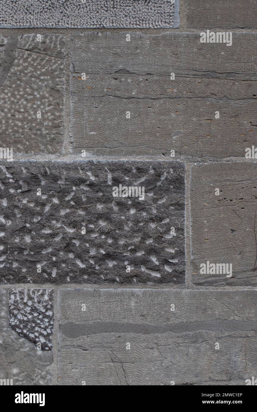 Stone wall grey texture background, close up Stock Photo - Alamy