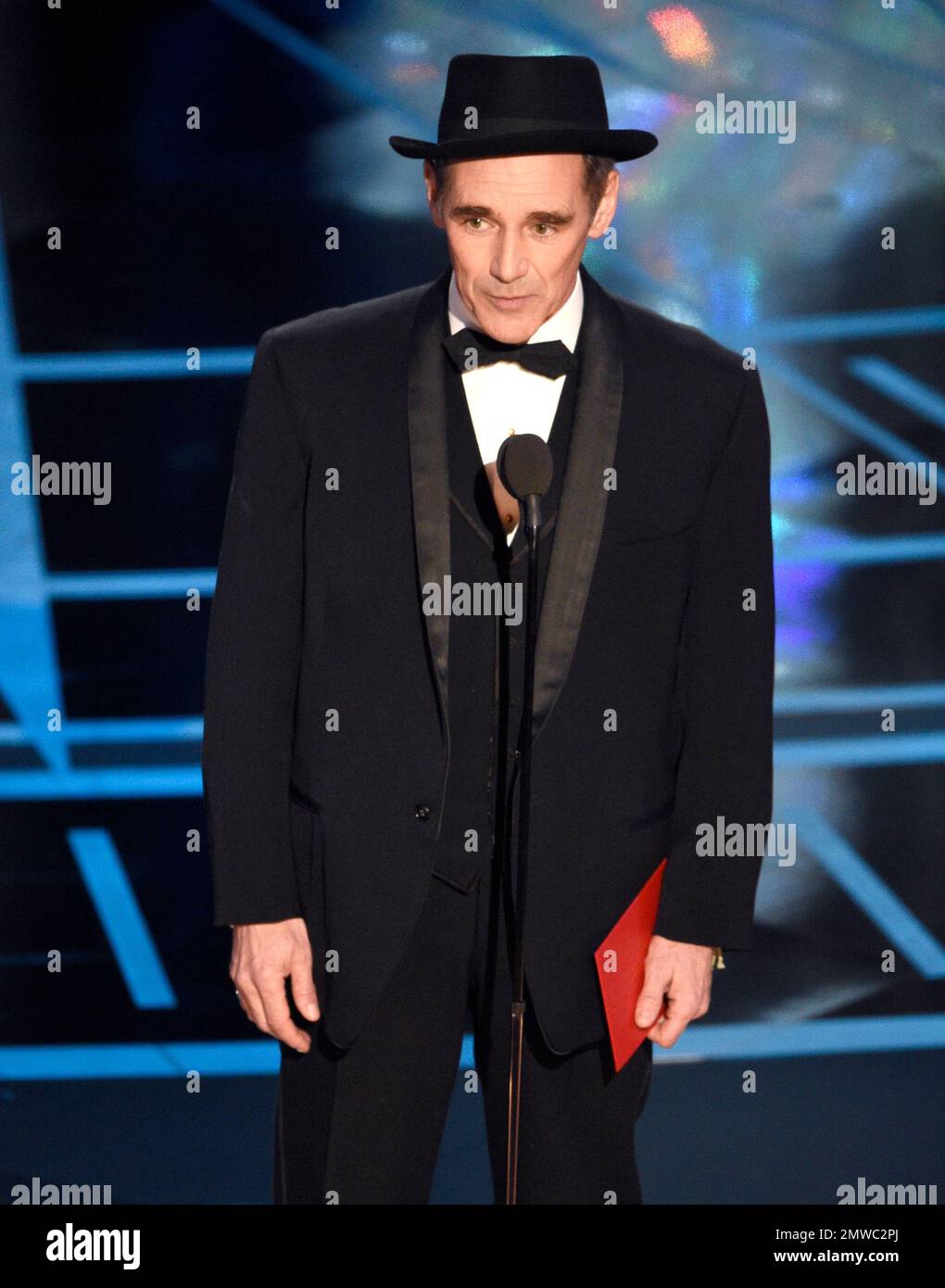 Mark Rylance presents the award for best actress in a supporting role ...