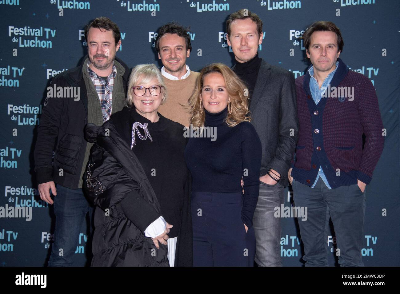 Luchon, France on February 01, 2023. Benjamin Ferel, Julien Degroote ...