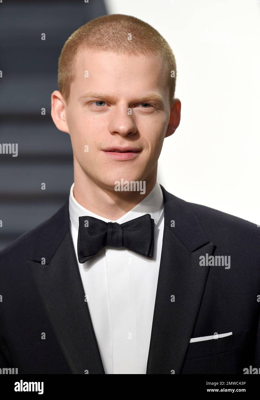 Lucas Hedges arrives at the Vanity Fair Oscar Party on Monday, Feb. 27 ...