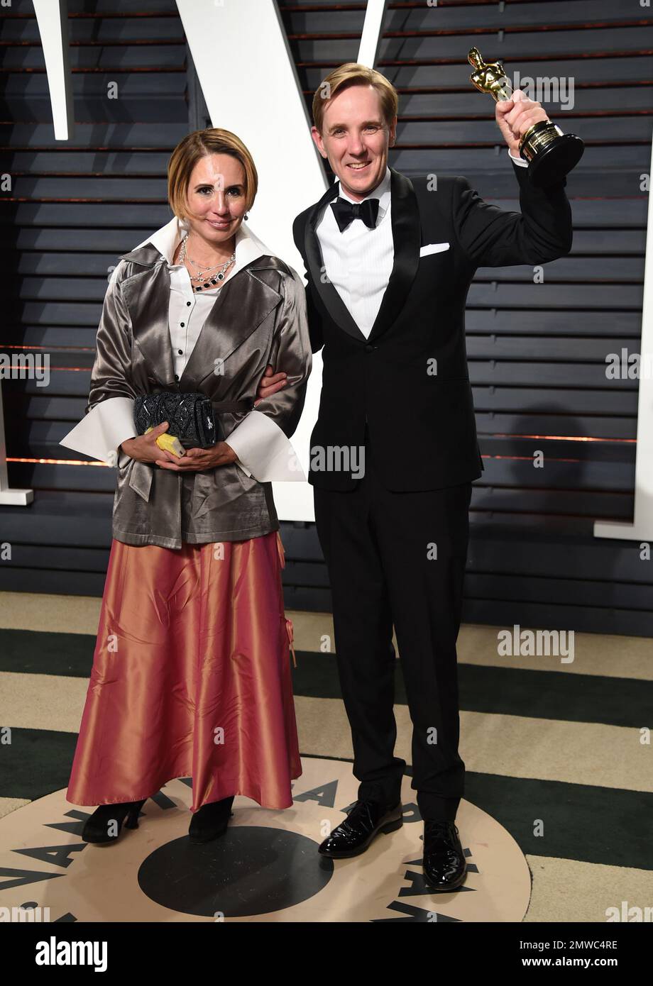 Robert Mackenzie arrives at the Vanity Fair Oscar Party on Monday, Feb ...