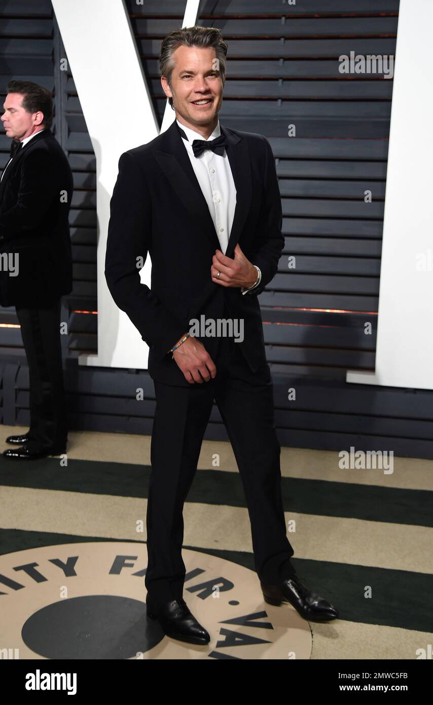 Timothy Olyphant arrives at the Vanity Fair Oscar Party on Sunday, Feb ...