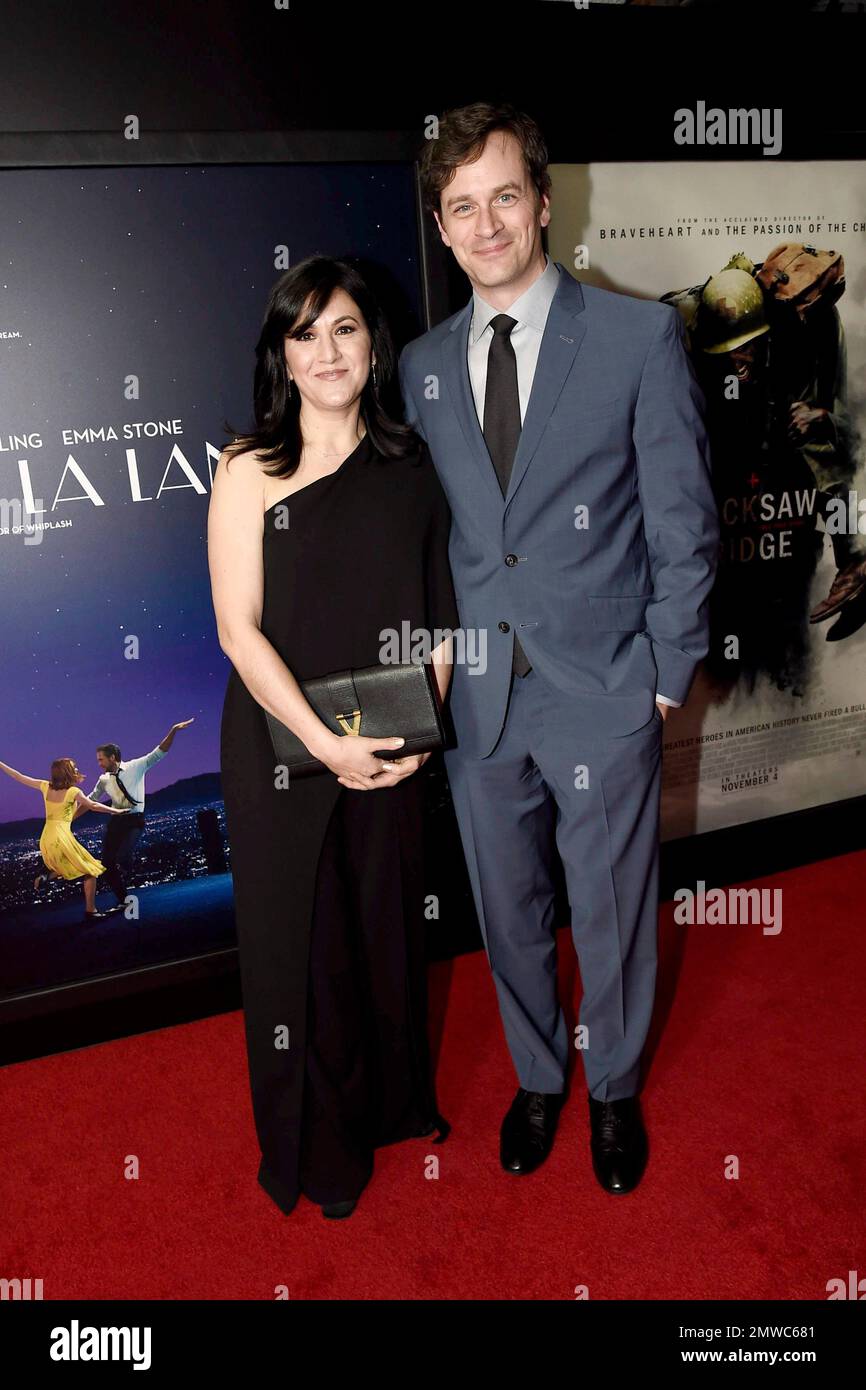 EXCLUSIVE - Jenny Gallagher and Tom Everett Scott seen at Lionsgate's Oscar Celebration ...