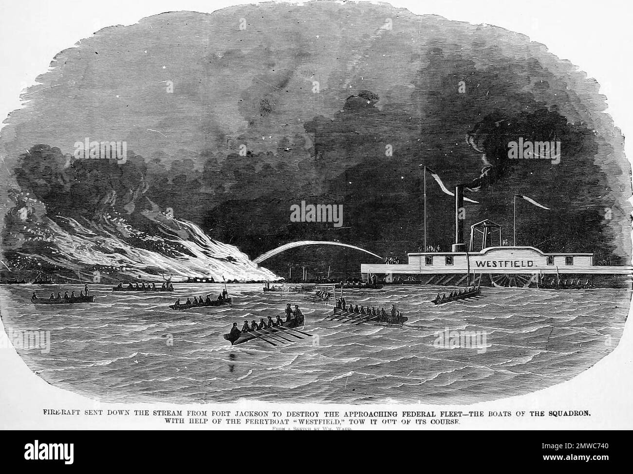 The Battle of Forts Jackson and St. Philip (April 18–28, 1862) was the ...