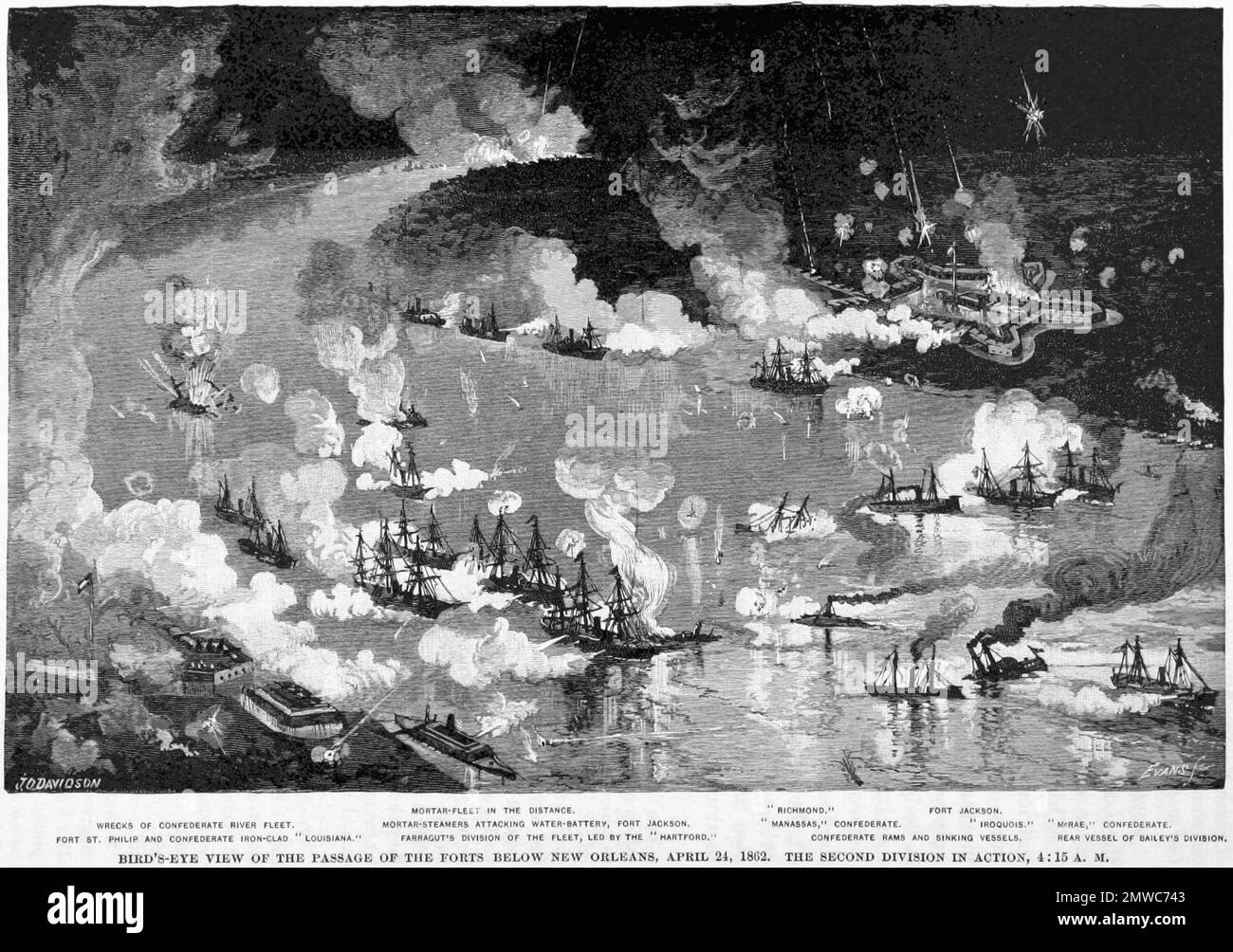 he Battle of Forts Jackson and St. Philip (April 18–28, 1862) was the ...