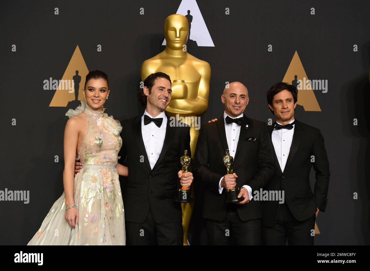Alan Barillaro, second from left, and Marc Sondheimer, winners of the ...