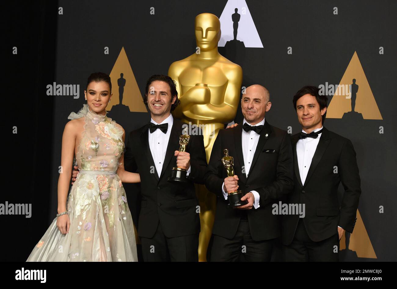 Alan Barillaro, second from left, and Marc Sondheimer, winners of the ...