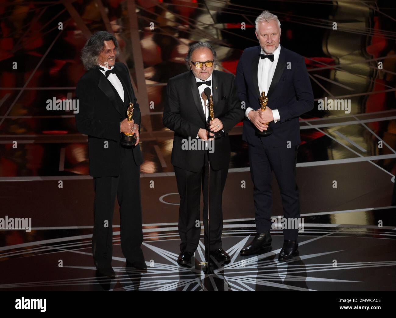 Giorgio Gregorini, from left, Alessandro Bertolazzi, and Christopher ...