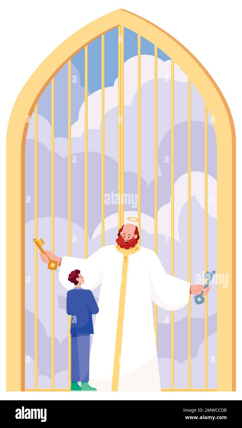 St peter apostle Stock Vector Images - Alamy
