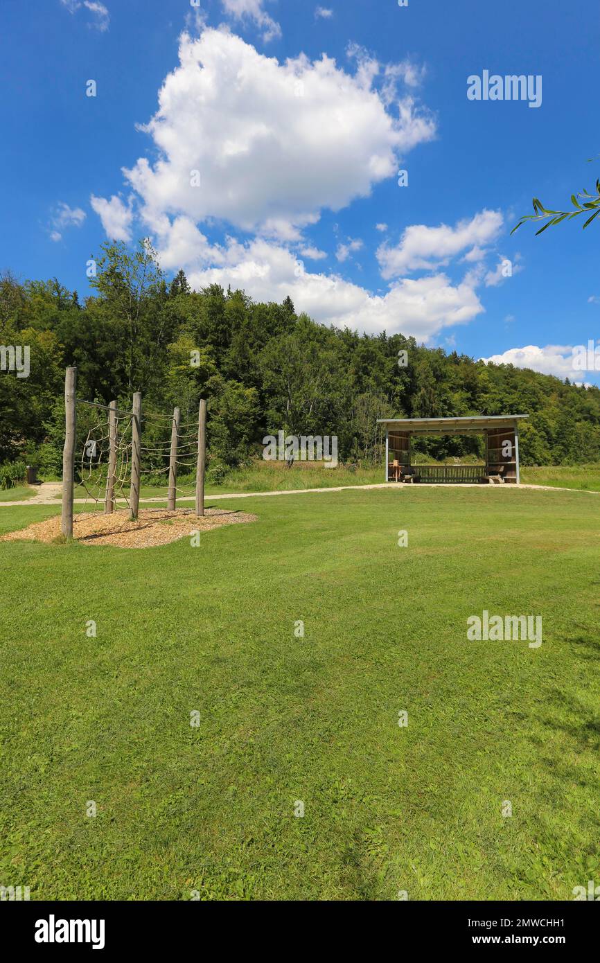 Biosphere Information Centre Lauterach, water as a habitat, natural ...