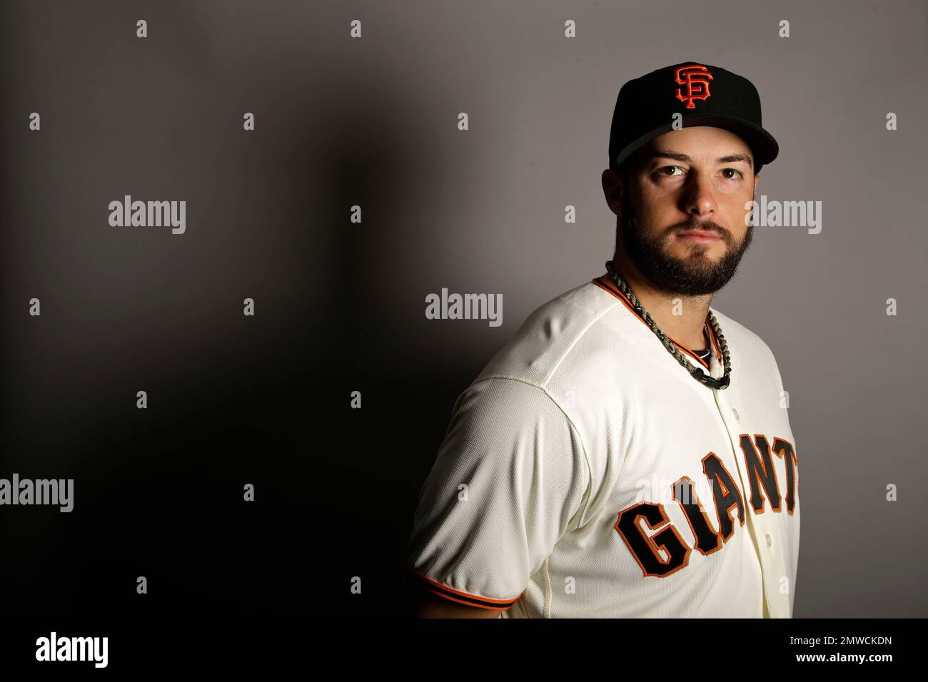 This is a 2017 photo of relief pitcher George Kontos of the San ...