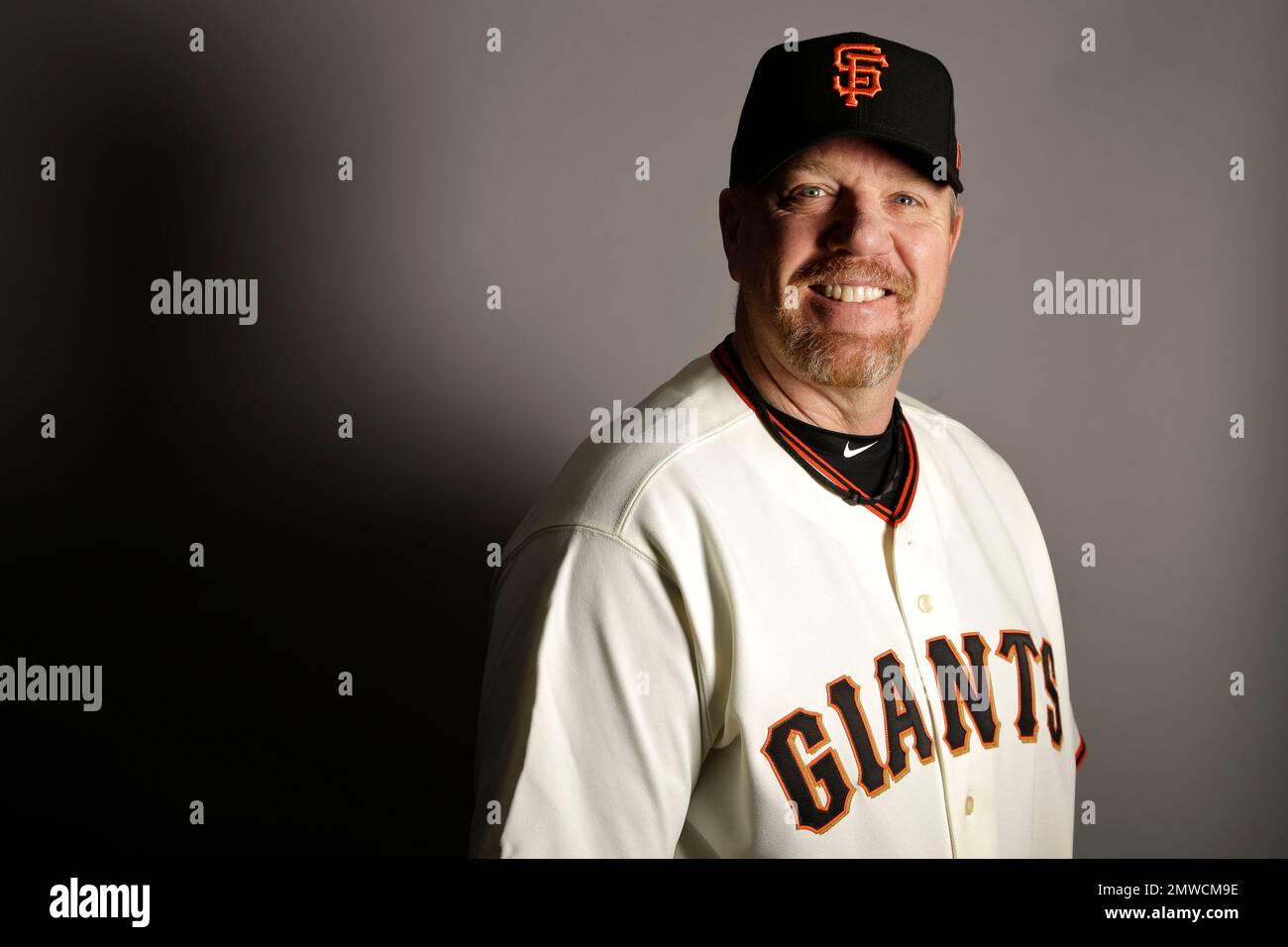 This is a 2017 photo of assistant hitting coach Steve Decker of the San ...