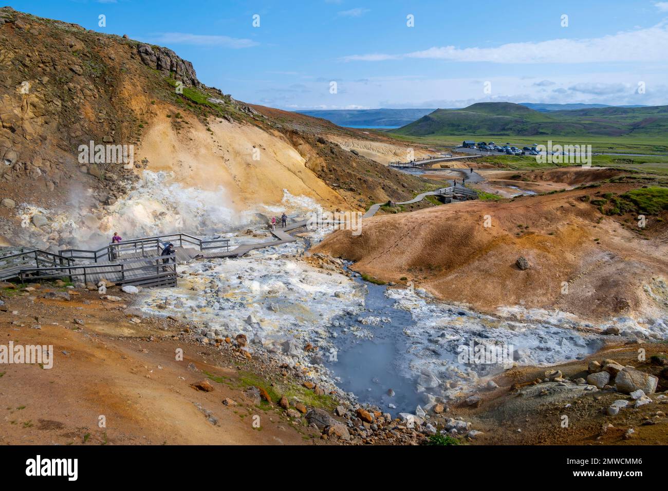 Seltun geothermal area, mineral deposits, Krysuvik volcanic system ...