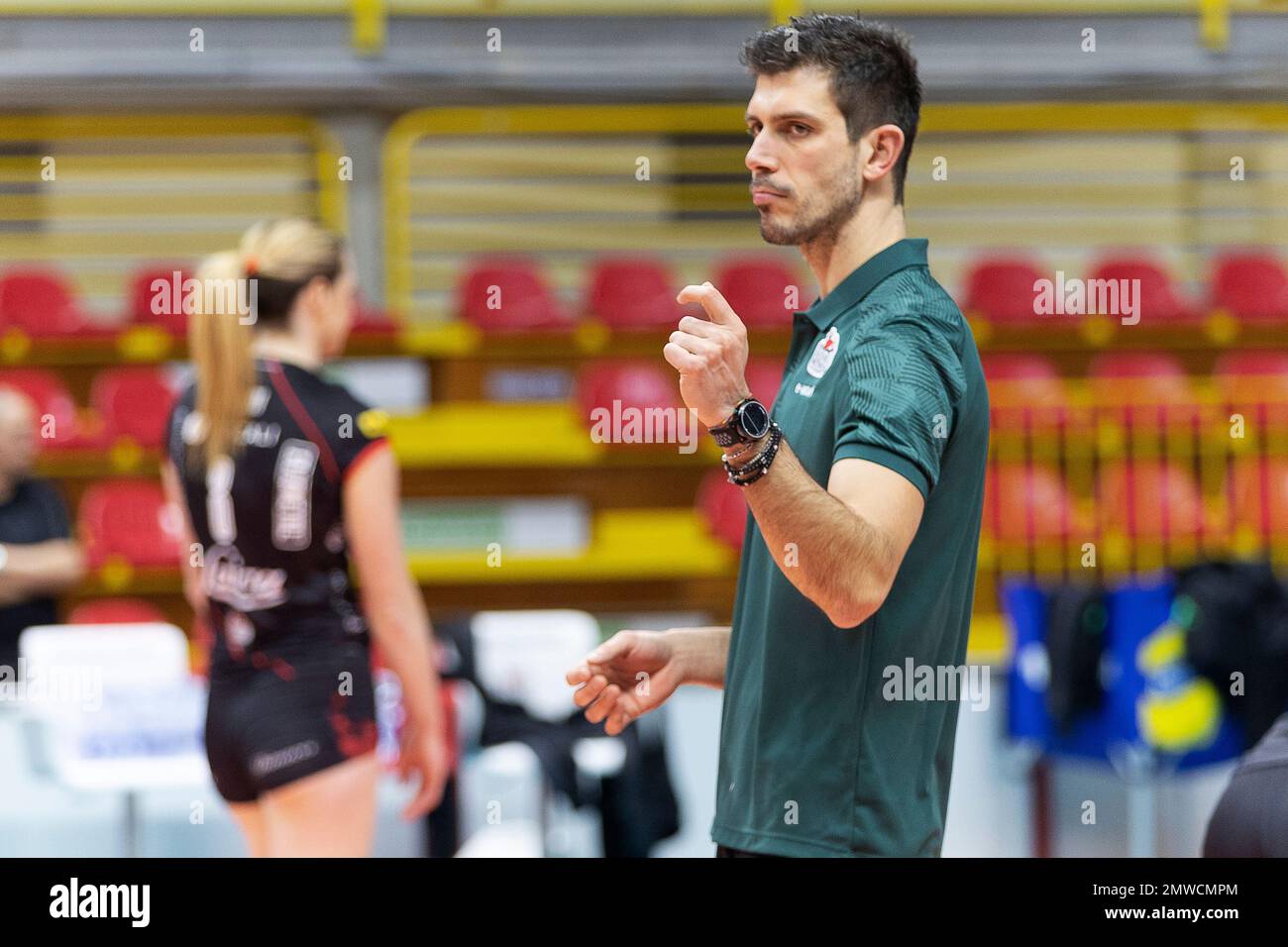 Head coach Marco Musso (UYBA Stock Photo - Alamy
