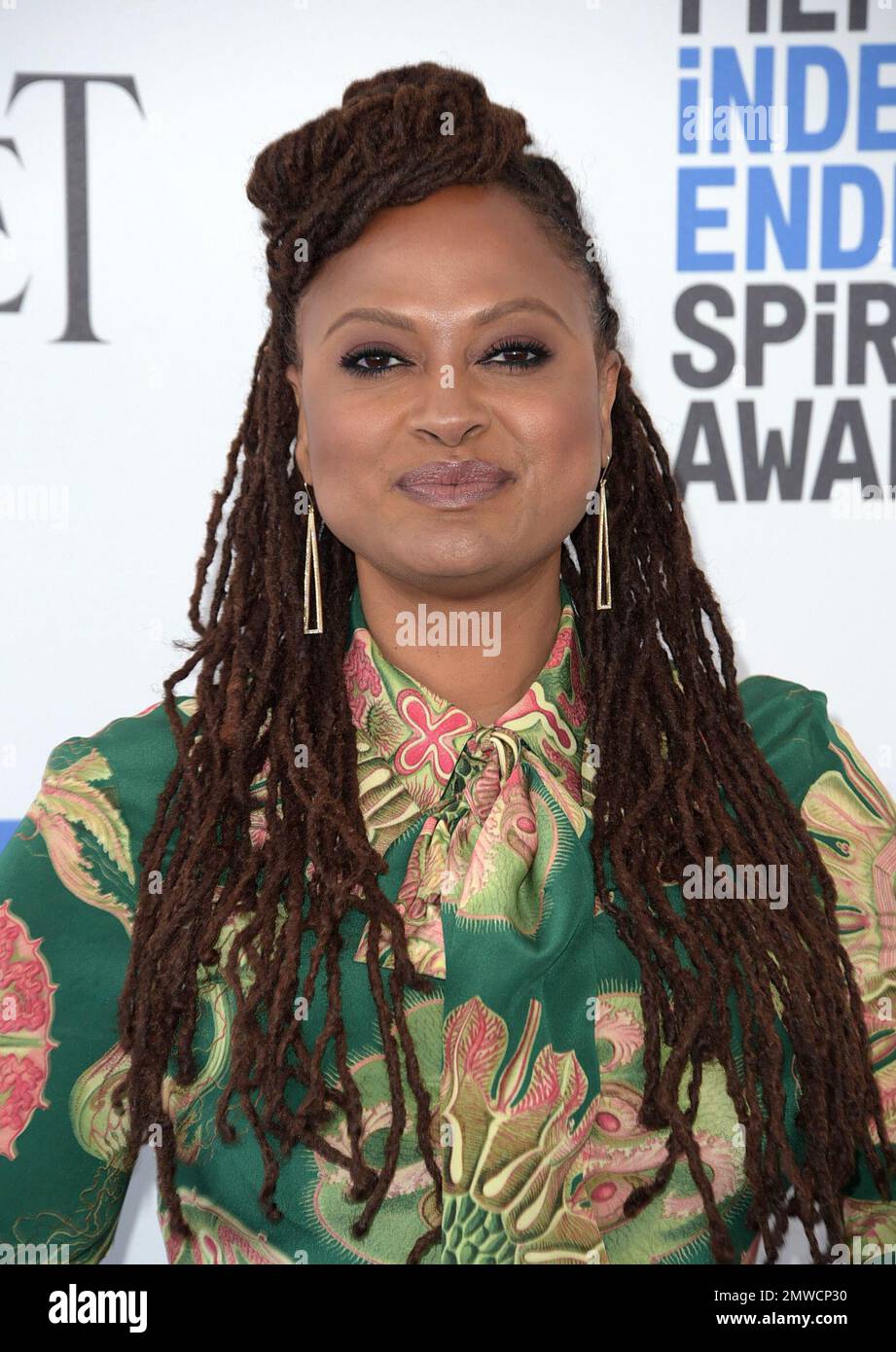 Ava DuVernay arrives at the Film Independent Spirit Awards on Saturday ...