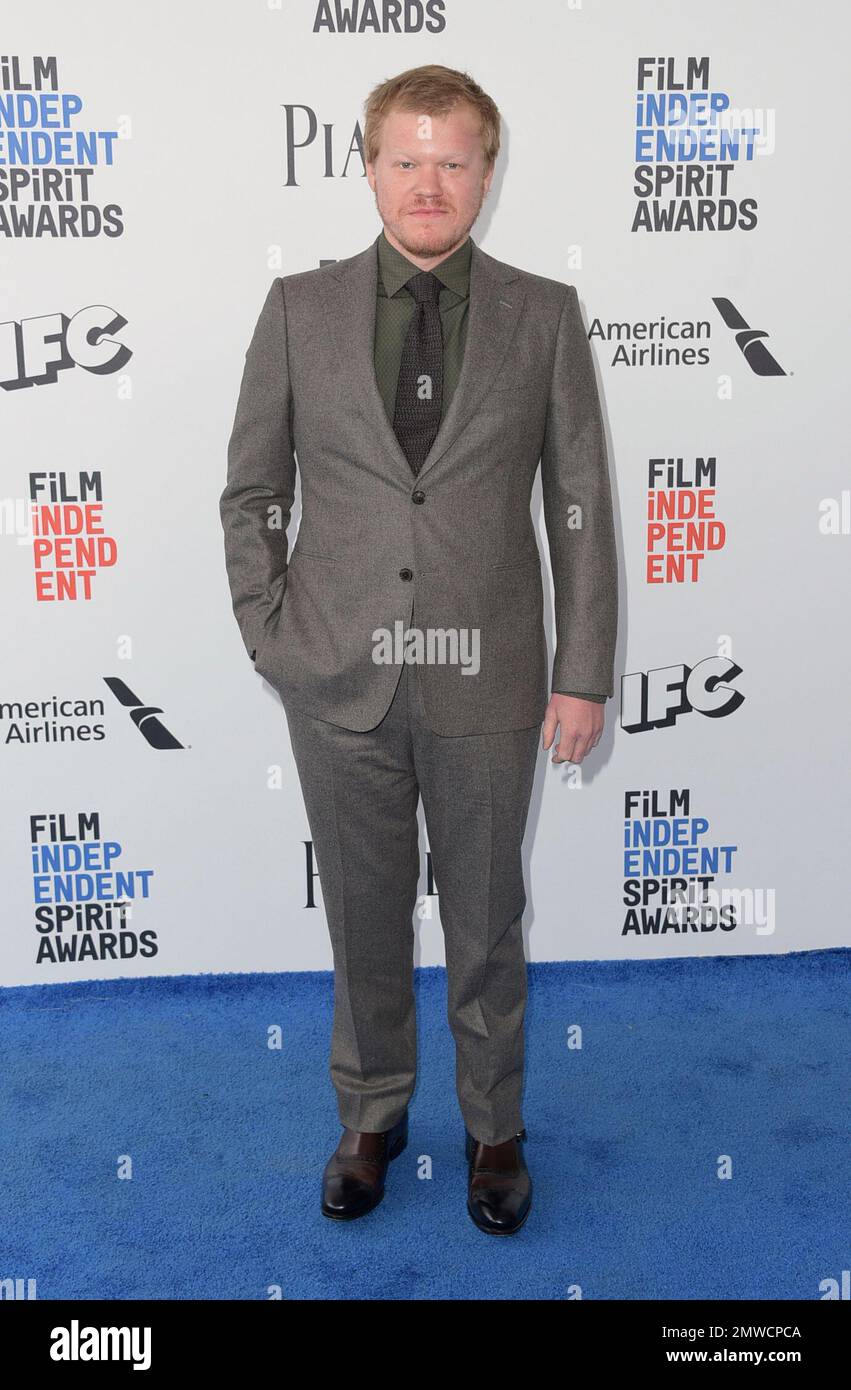 Jesse Plemons arrives at the Film Independent Spirit Awards on Saturday ...
