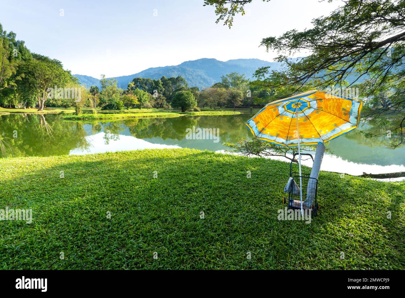 Taiping, Malaysia - 1st Jan 2023: Beautiful Taiping Lake Gardens, a ...