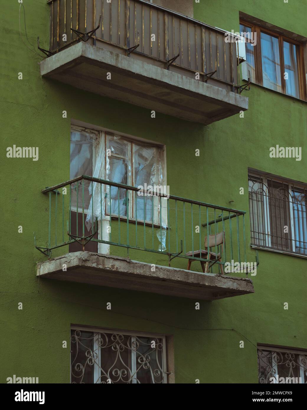 Soviet balcony hi-res stock photography and images - Alamy