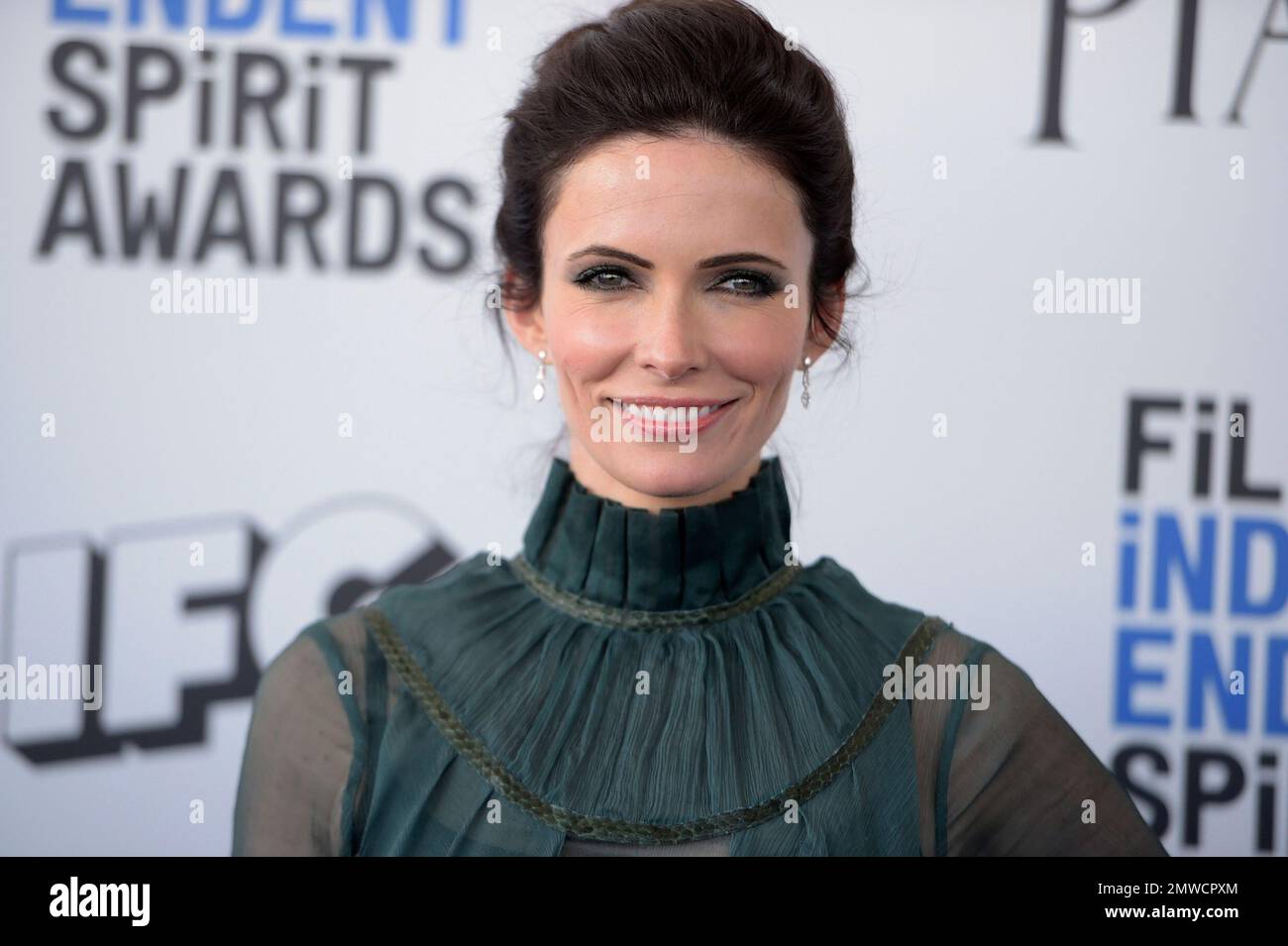 Bitsie Tulloch arrives at the Film Independent Spirit Awards on ...