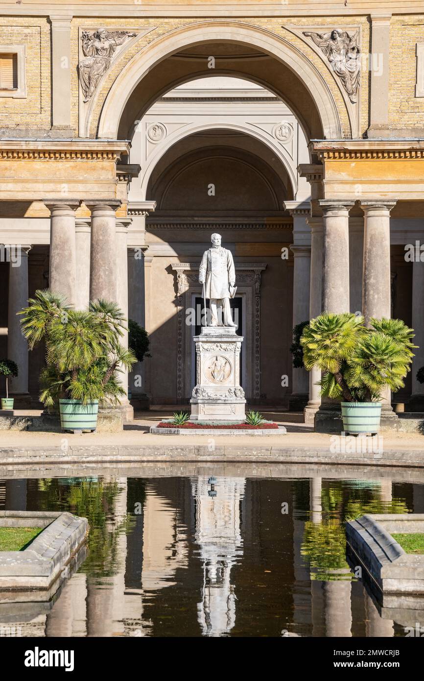 Statue of Frederick William IV Orangery Palace in Sanssouci Park ...