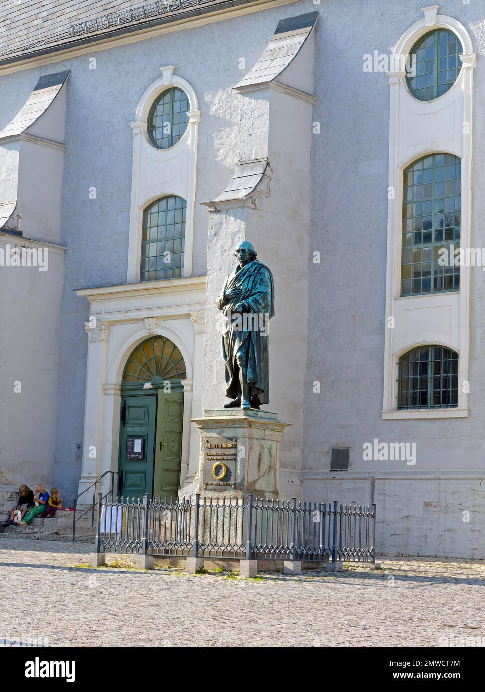 Monument to Johann Gottfried Herder (1744-1803) in front of the town ...