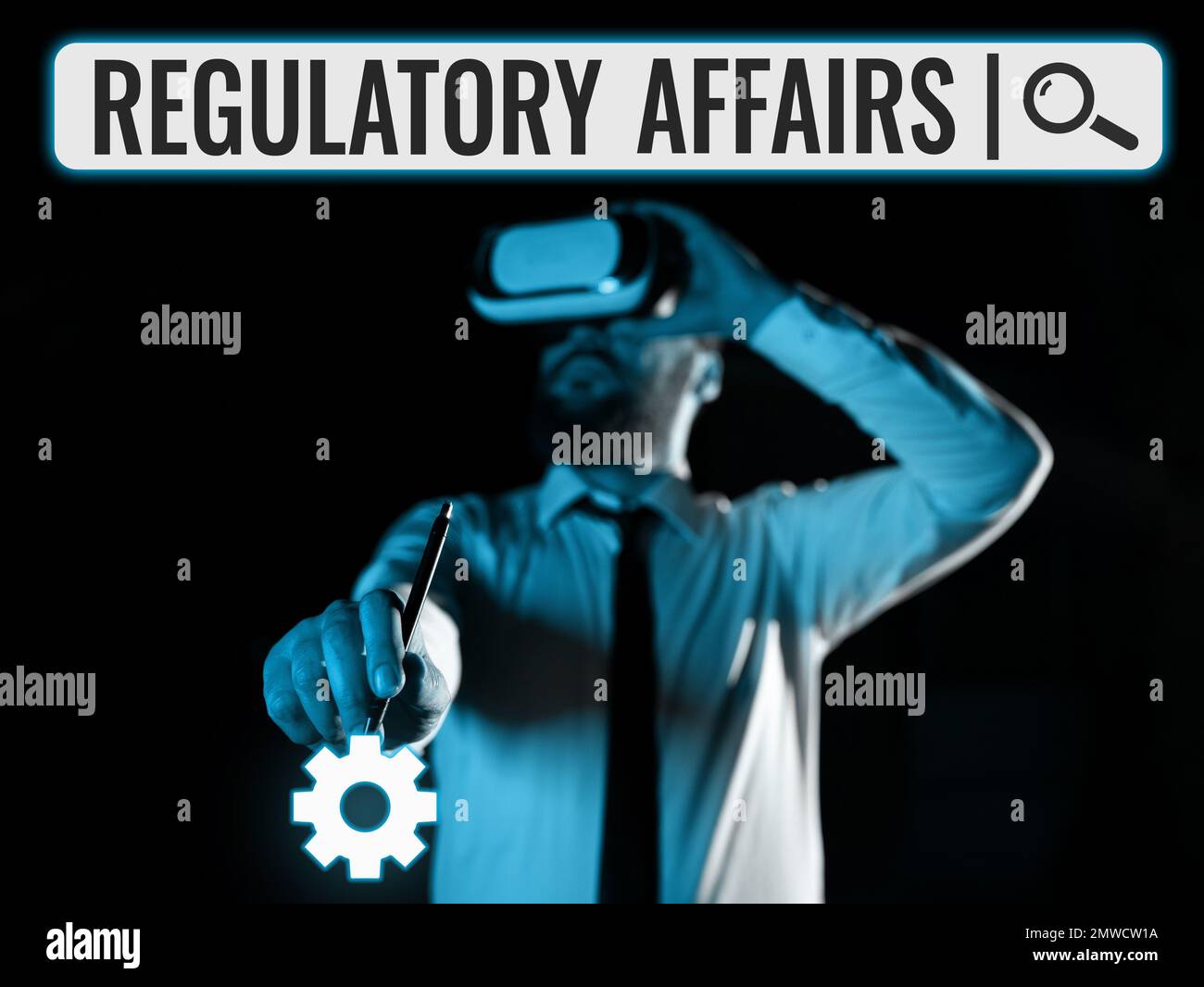 Hand writing sign Regulatory Affairs. Word Written on the desire of ...