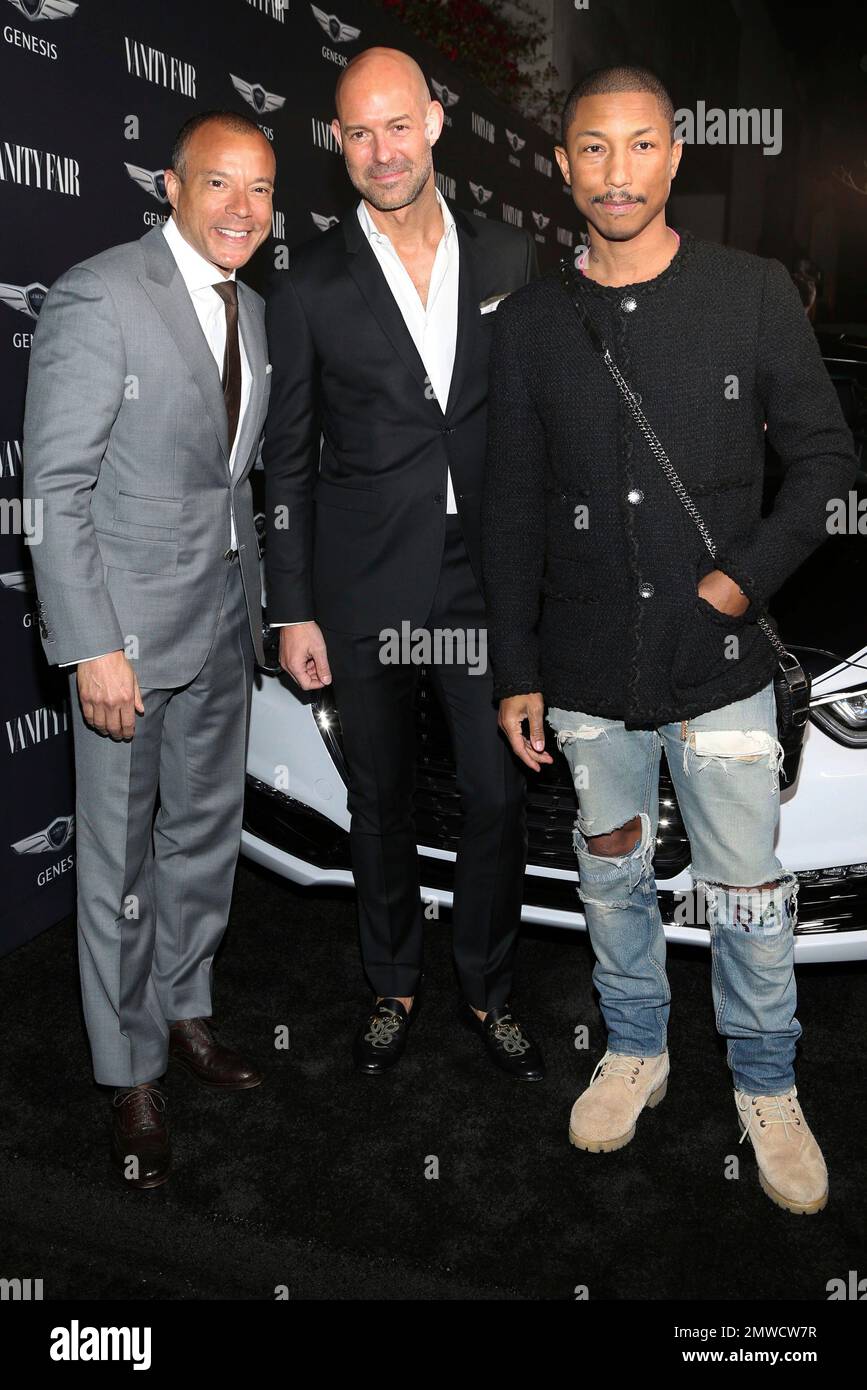 Manfred Fitzgerald, Chris Mitchell and Pharrell Williams, from left ...