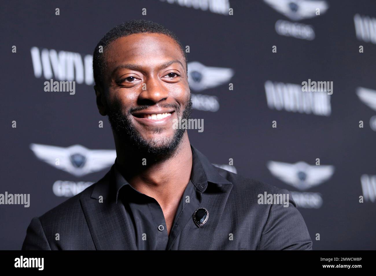 Aldis Hodge arrives at the toast the the cast and filmmakers of "Hidden ...