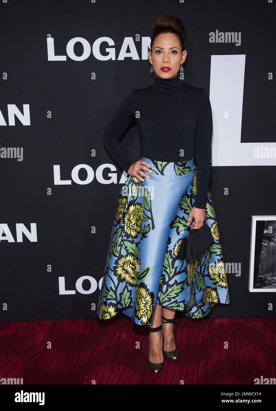 Elizabeth Rodriguez attends a screening of "Logan" at Jazz at Lincoln ...