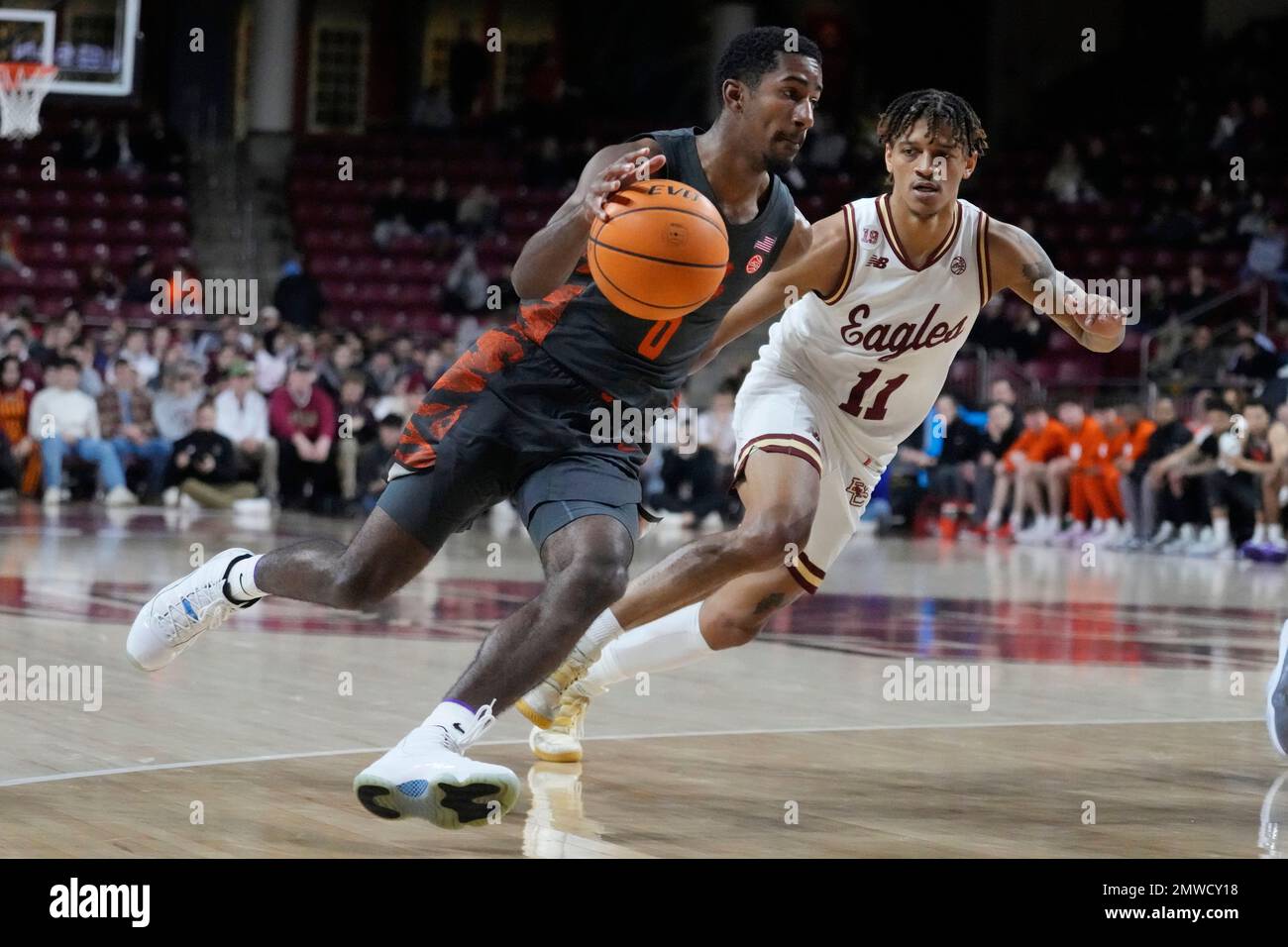 Clemson guard Joshua Beadle (0) during the first half of an NCAA ...
