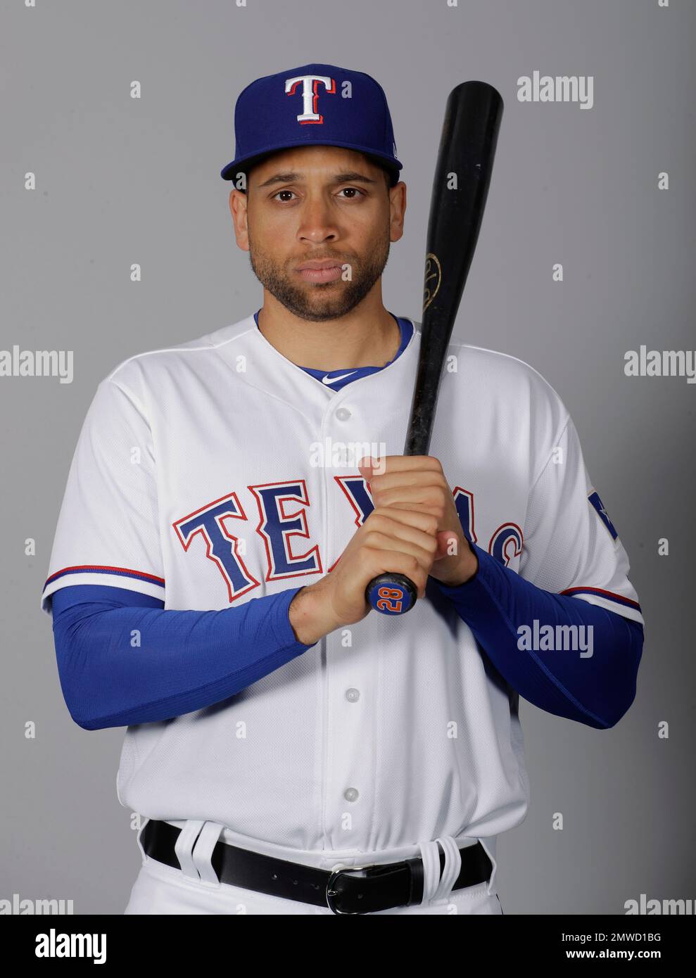This is a 2017 photo of James Loney of the Texas Rangers baseball team ...