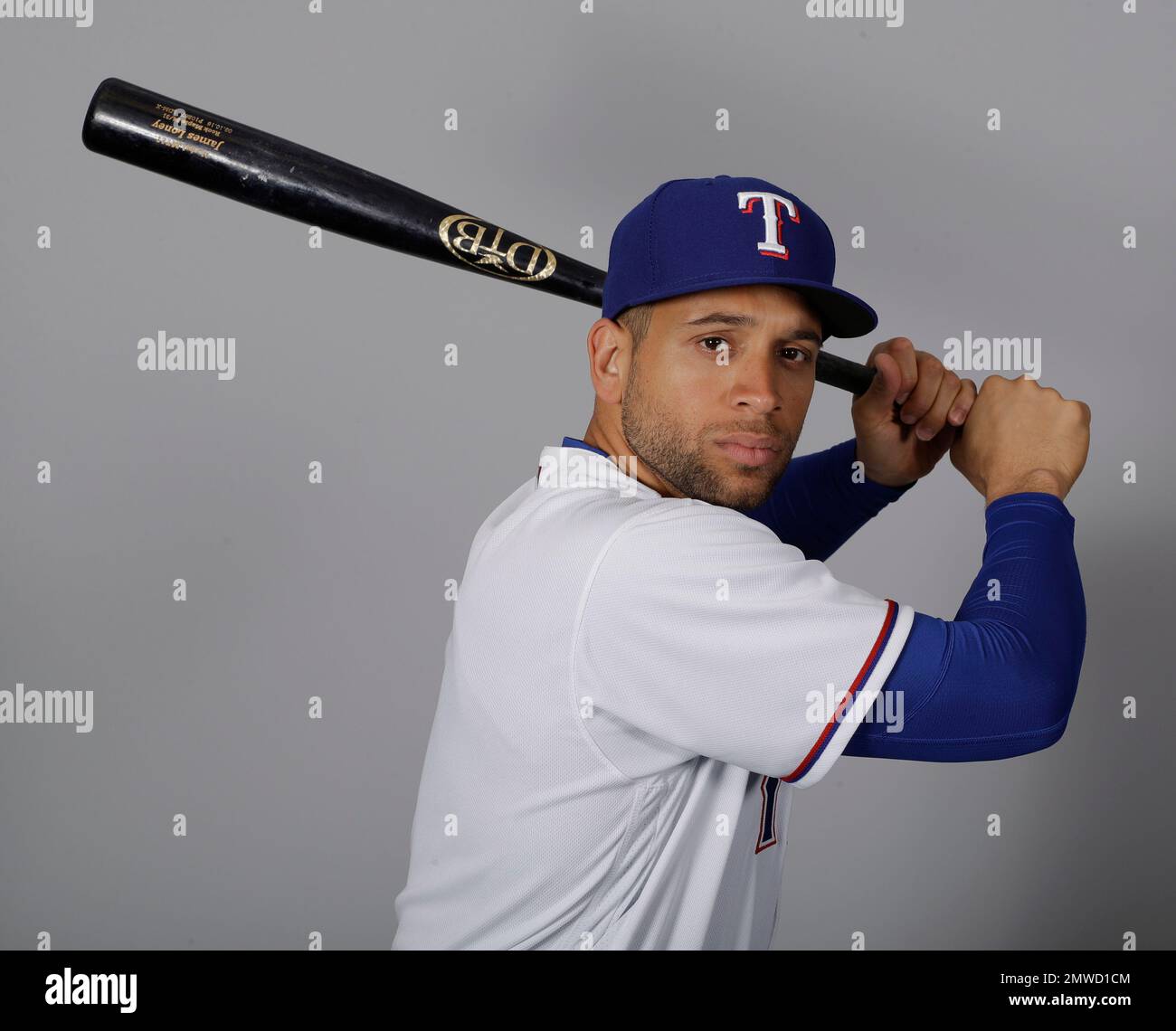 This is a 2017 photo of James Loney of the Texas Rangers baseball team ...